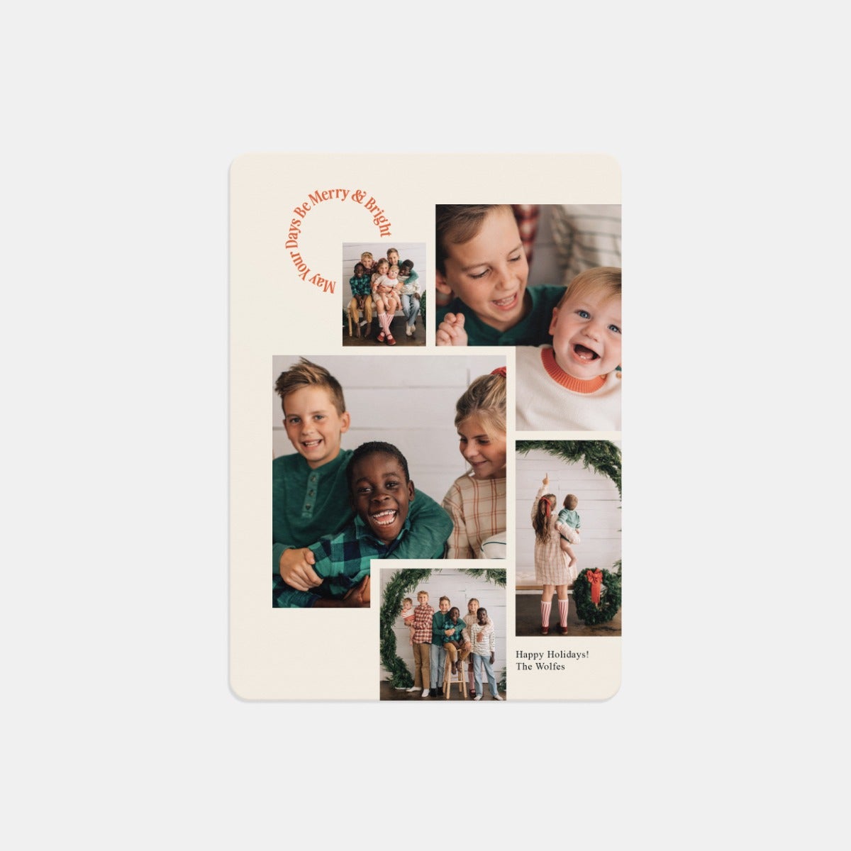 Merry & Bright Collage Card | Artifact Uprising