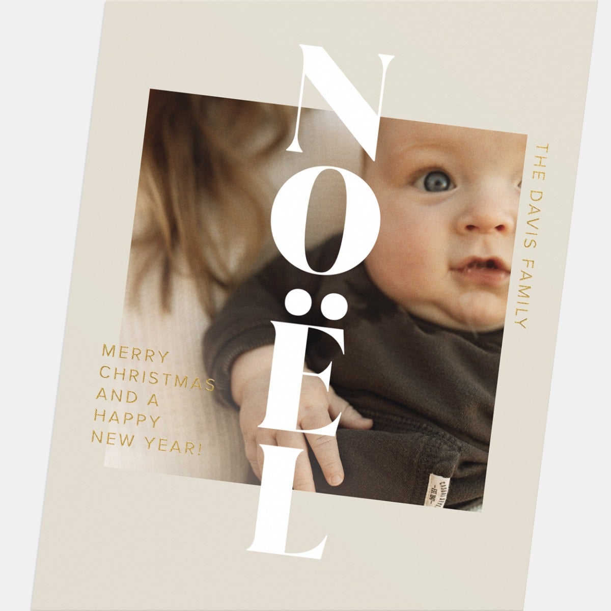 Stacked Letter Holiday Card | Artifact Uprising