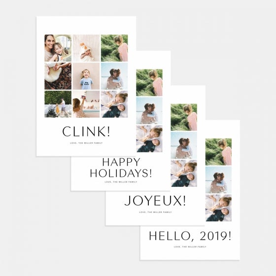 Multi-Image Vertical Holiday Card | Artifact Uprising