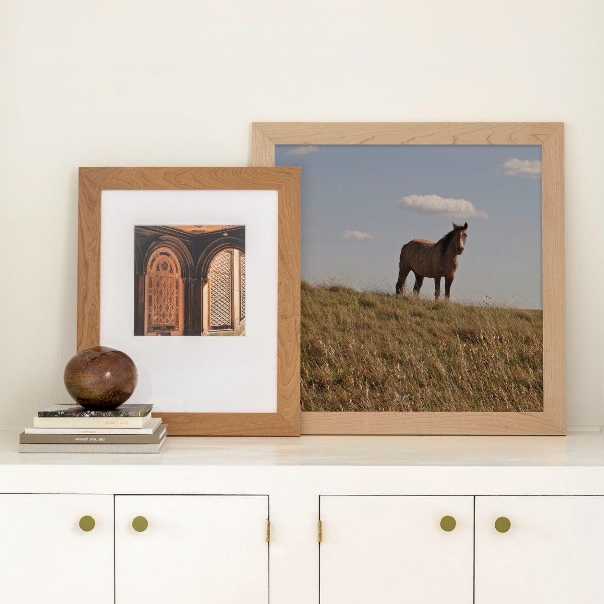 Wall wooden frame store